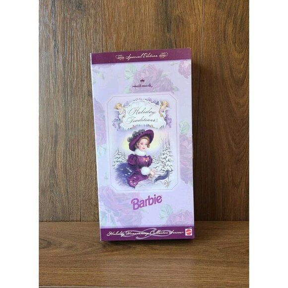 Mattel | Toys | Hallmark Purple Holiday Traditions Barbie Doll 996 1794 ...